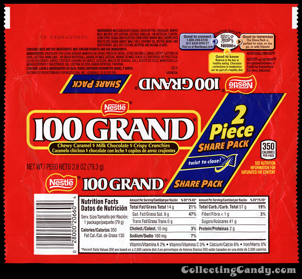 50 Years Of Nestle s 100 Grand Bar History CollectingCandy