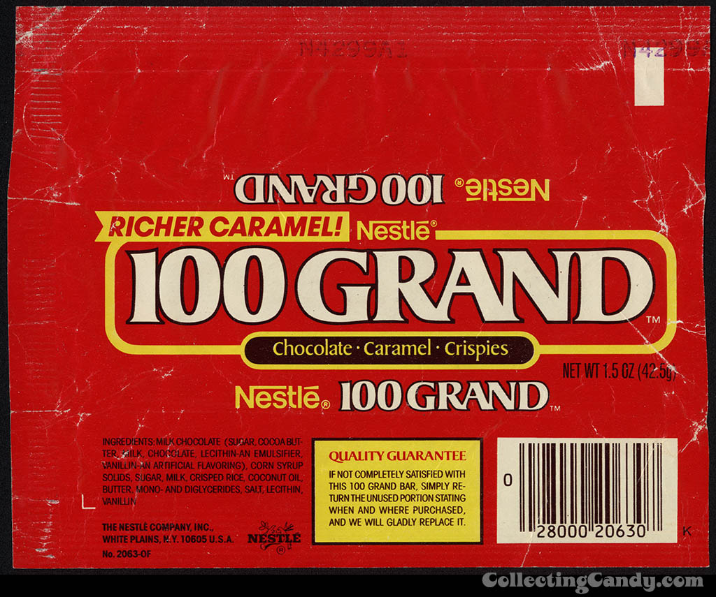 50 Years Of Nestle s 100 Grand Bar History CollectingCandy